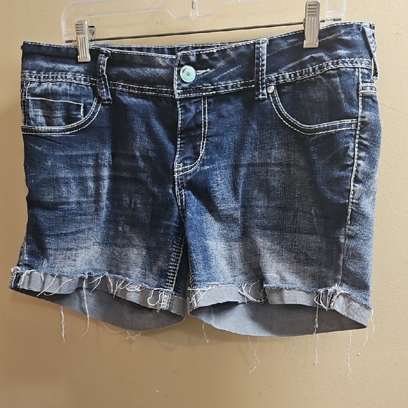 Vanity | Shorts | Vanity Blue Jean Shorts With Rolled Cuffs And ...